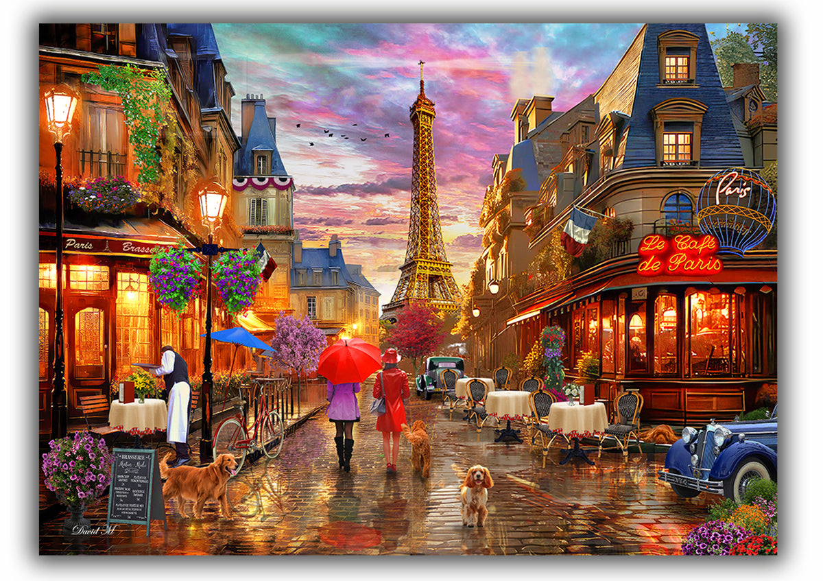 After the Rain, Paris ________________________ Order Options Here – Art of David Maclean